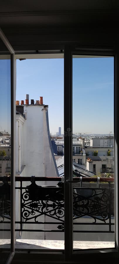 View of Paris stock image. Image of landmark, downtown - 204182441