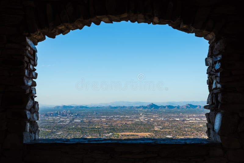Window View of Phoenix stock image. Image of phoenix - 100558351
