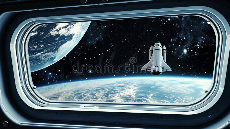 Window View Planet Earth Shuttle Runway Stock Photos - Free & Royalty ...