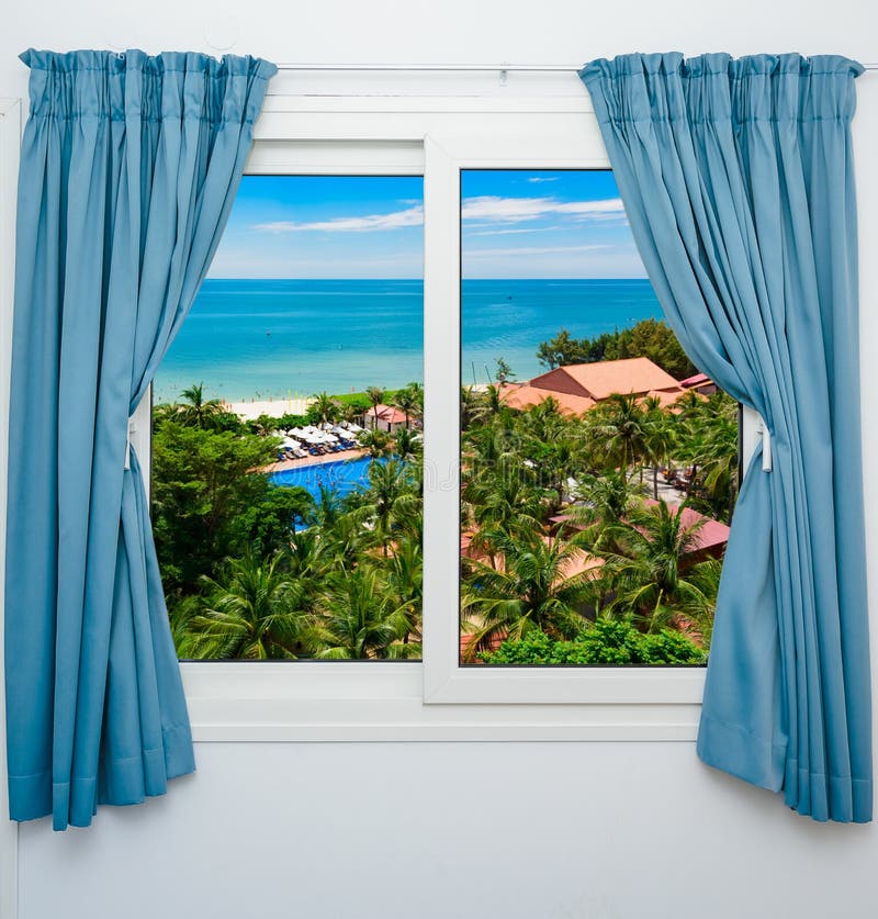 Window view resort tropics stock photo. Image of tourism - 130209182
