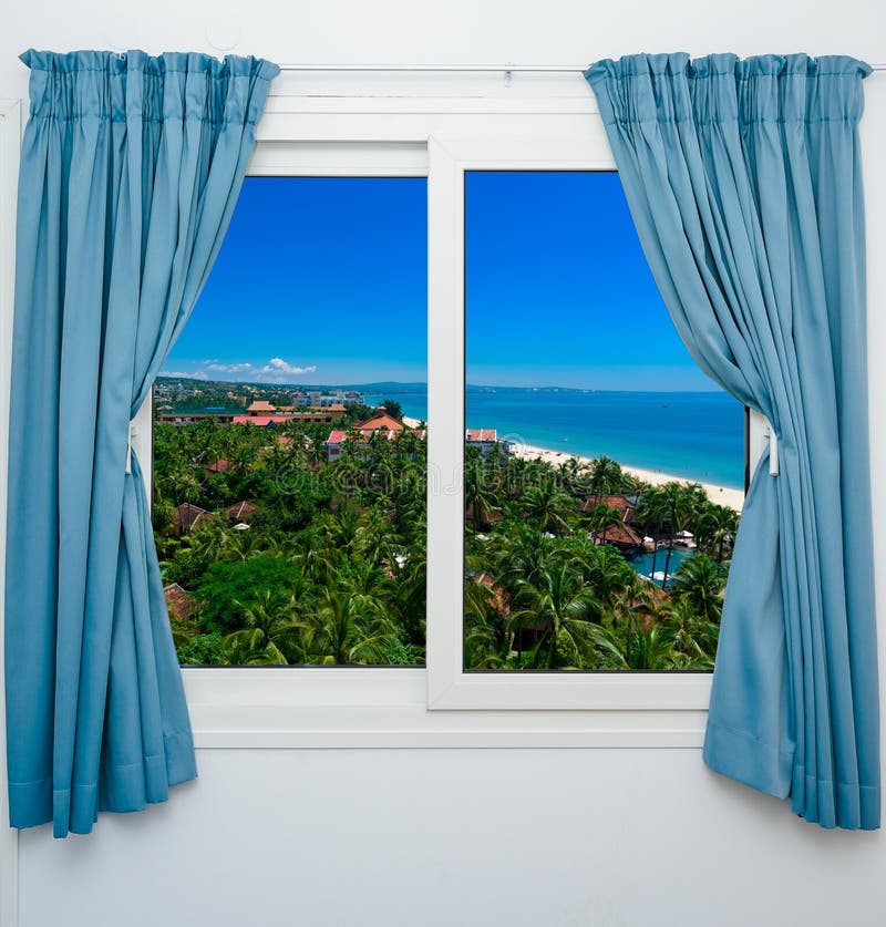 Window view resort tropics stock image. Image of luxury - 130209183