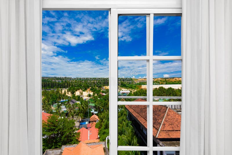 Window view resort tropics stock photo. Image of travel - 130209284