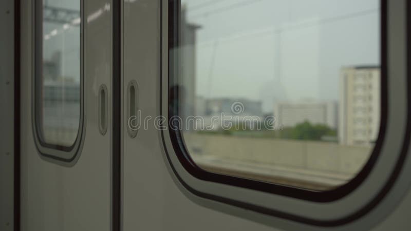 Window View from Sky Train Transportation City View Mass Transit System ...