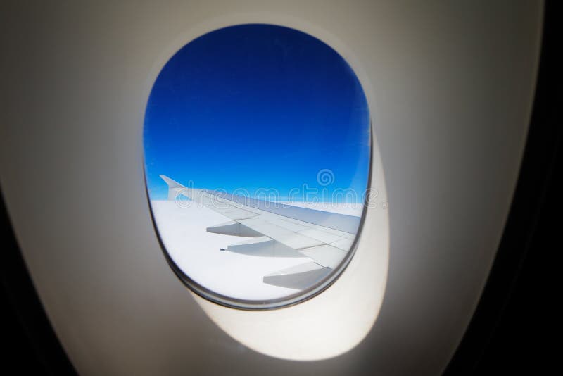 A Window View of the Wing at Dawn Stock Photo - Image of horizontal ...