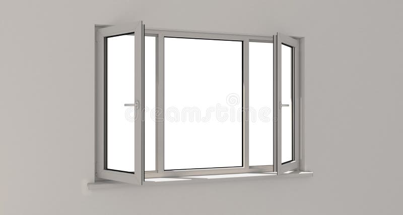 Window. Isolated Window. Aluminum Window. White Window. Pvc Window ...