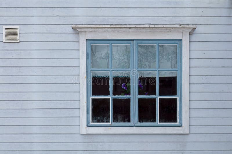 Window on wall. stock photo. Image of wooden, building - 315667676