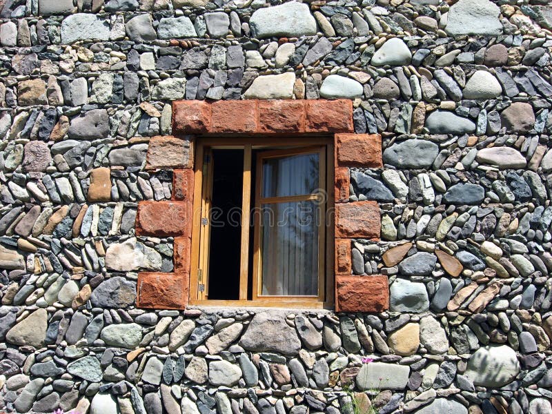 Window in wall stone stock photo. Image of castle, obsolete - 17125382