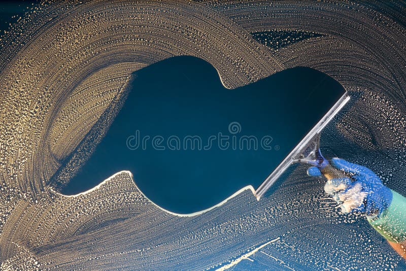 Window Washer stock image. Image of soap, transparent - 10421801