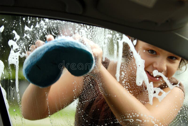 Window Washer stock image. Image of soapy, wash, sudsy - 2987279