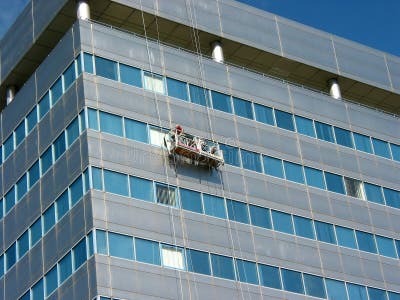 Window washers stock photo. Image of work, danger, worker - 262410