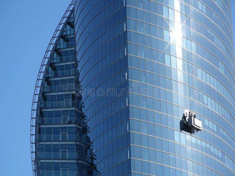 Window washers stock photo. Image of shine, wash, city - 721434