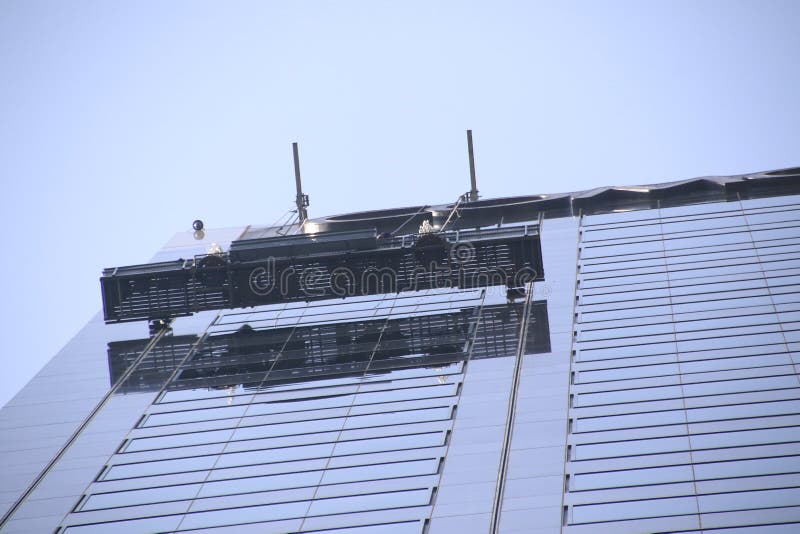 Window Washers Scaffold Stock Photos - Free & Royalty-Free Stock Photos ...