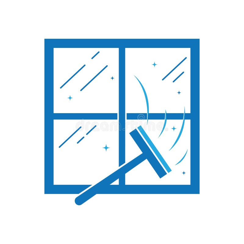 Window Washing Cleaning Logo Icon Vector Stock Illustration ...