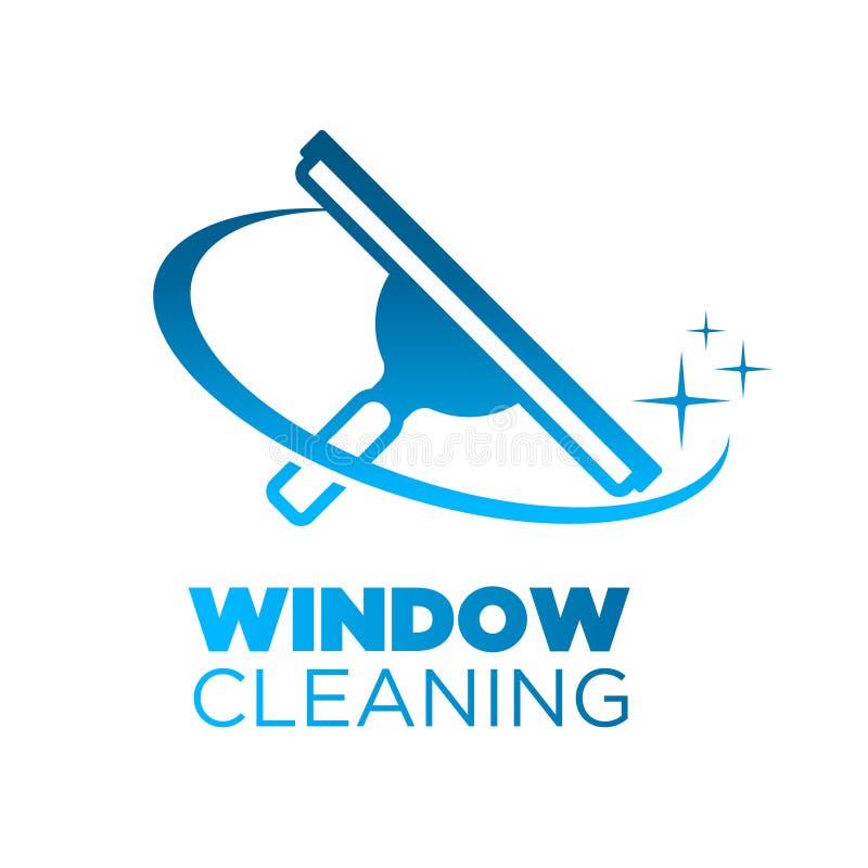 Window Washing Icon Sticker Isolated on White Background Stock Vector ...