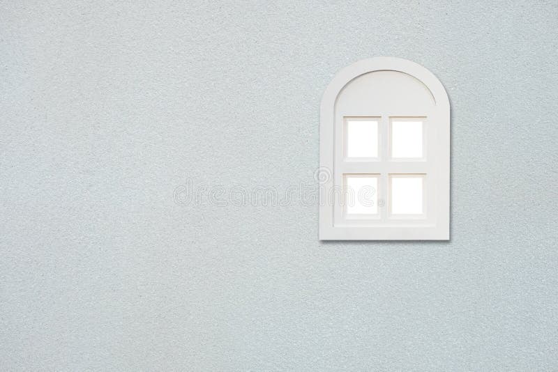 Window on white wall stock image. Image of design, wall - 75136319
