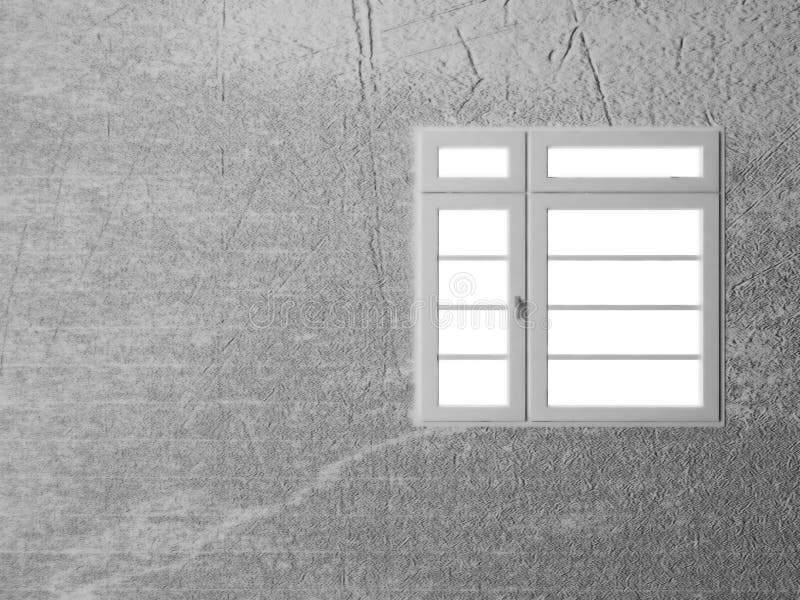Window on the white wall, stock illustration. Illustration of objects ...