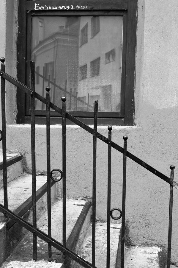 Window stock image. Image of iron, house, glass, fence - 99823027