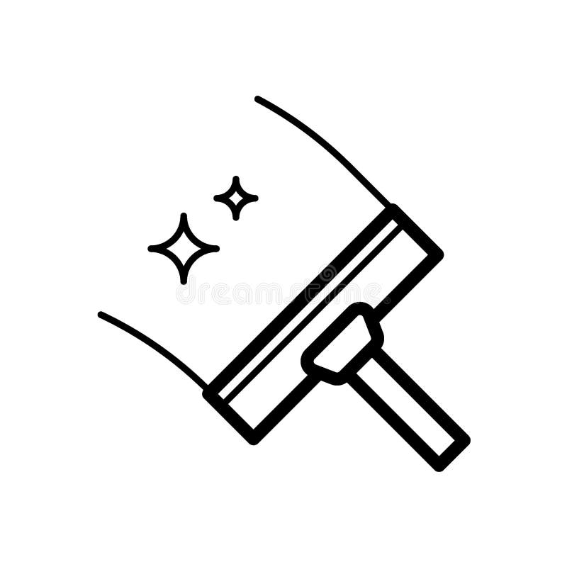 Window Wiper. Vector Illustration Decorative Design Stock Vector ...