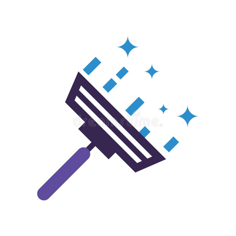 Window Wiper. Vector Illustration Decorative Design Stock Vector ...