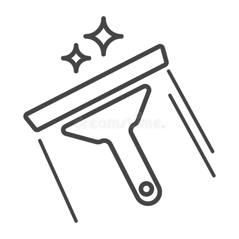 Window Wiper. Vector Illustration Decorative Design Stock Vector ...