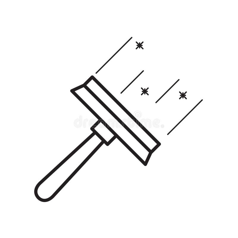 Window Wiper. Vector Illustration Decorative Design Stock Vector ...