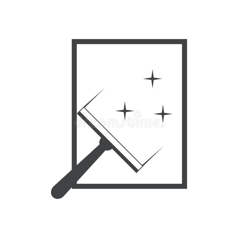 Window Wiper. Vector Illustration Decorative Design Stock Vector ...