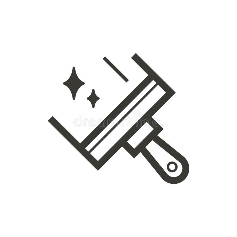 Window Wiper. Vector Illustration Decorative Design Stock Vector ...