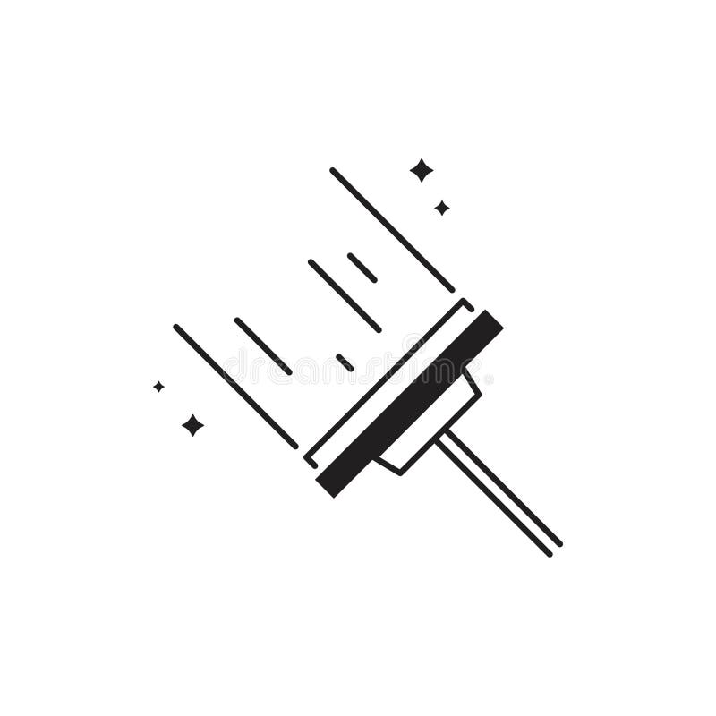 Window Wiper. Vector Illustration Decorative Design Stock Vector ...