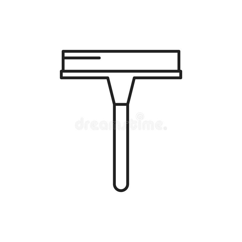 Window Wiper. Vector Illustration Decorative Design Stock Vector ...