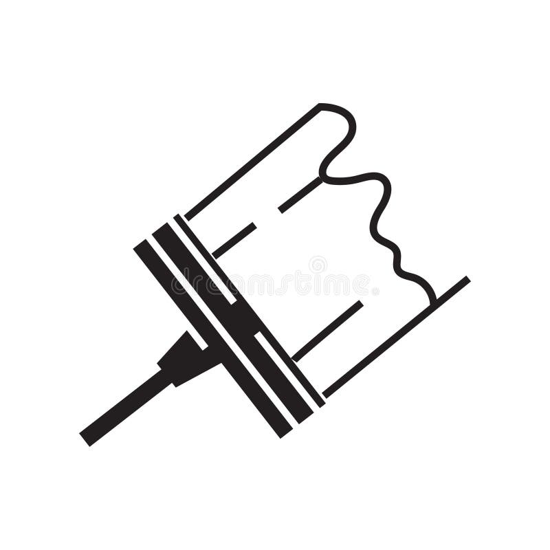 Window Wiper. Vector Illustration Decorative Design Stock Vector ...