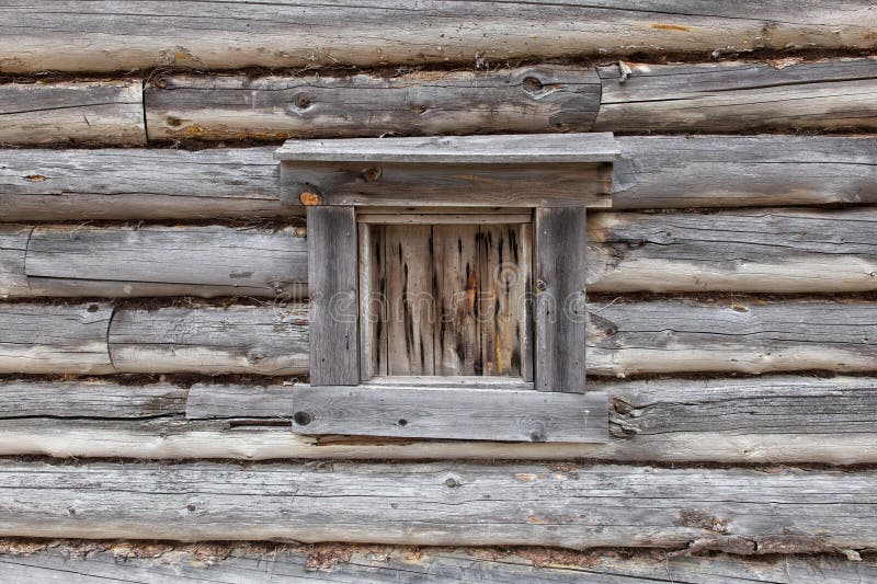 Window on wood building. stock photo. Image of building - 346490648