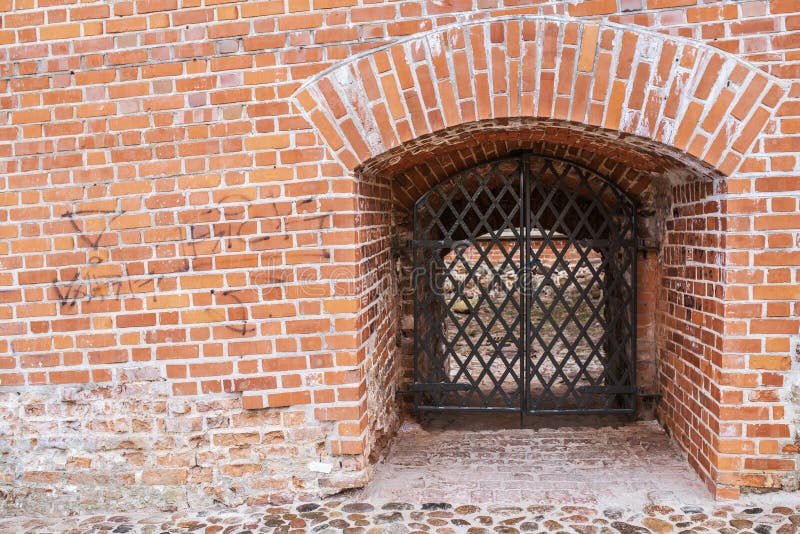Window with Wrought Iron Bars Stock Photo - Image of black, castle ...