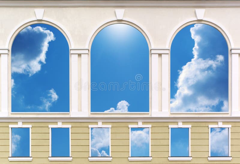 Window to the sky stock photo. Image of clear, heaven - 6605790