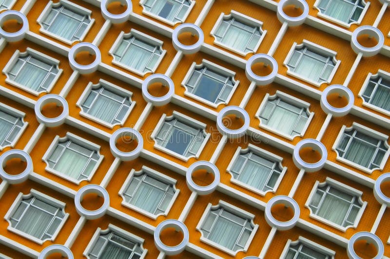 Modern Architecture Windows Stock Image - Image of design, repetition ...