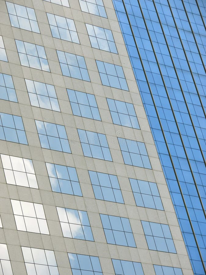 Windows of a Modern Building Stock Image - Image of structure ...