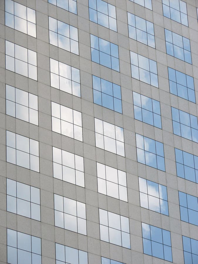 Windows of a Modern Building Stock Photo - Image of reflection, office ...