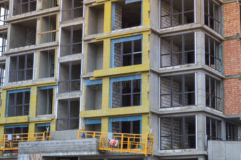 Windows and Accessories of a New Modern Monolithic Frame-block House ...