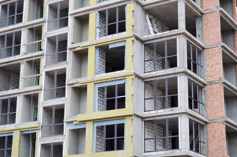 Windows and Accessories of a New Modern Monolithic Frame-block House ...