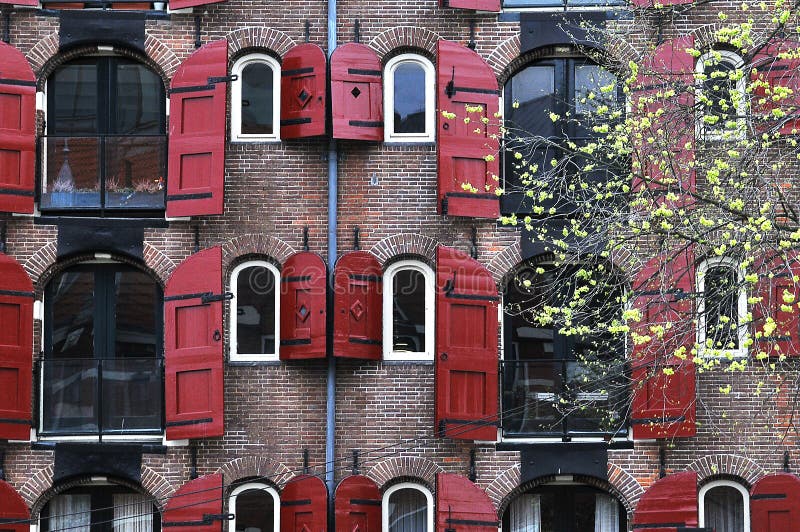Windows of Amsterdam stock image. Image of window, amsterdam - 148070939