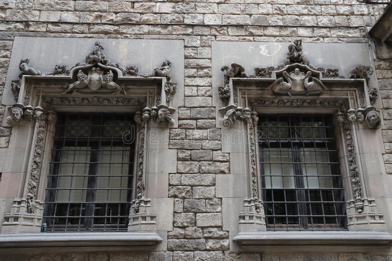 Windows of Ancient Building Stock Image - Image of house, window: 269569191