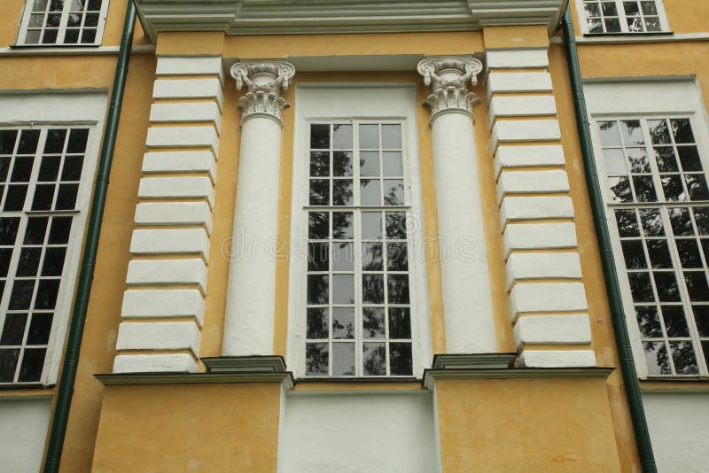 Windows ancient house stock photo. Image of green, background - 50240350