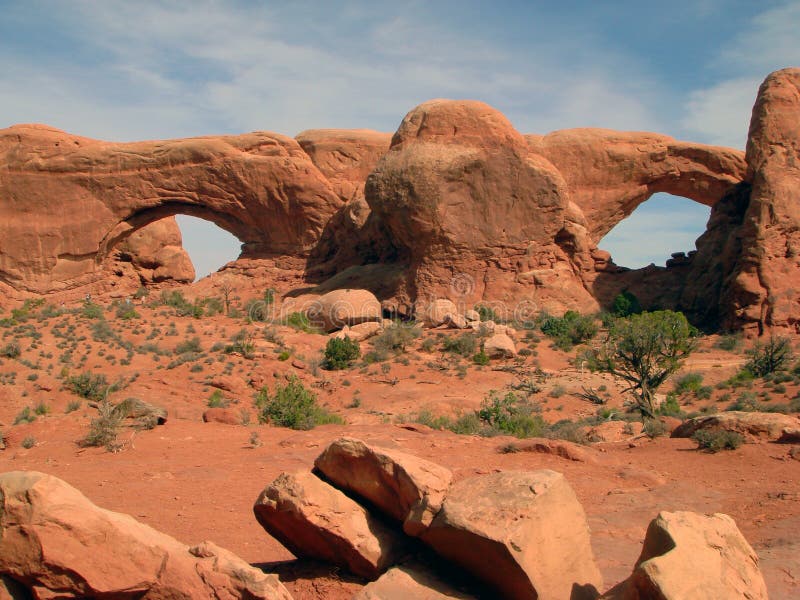 Windows Arch stock photo. Image of park, arch, rock, southwest - 12150436