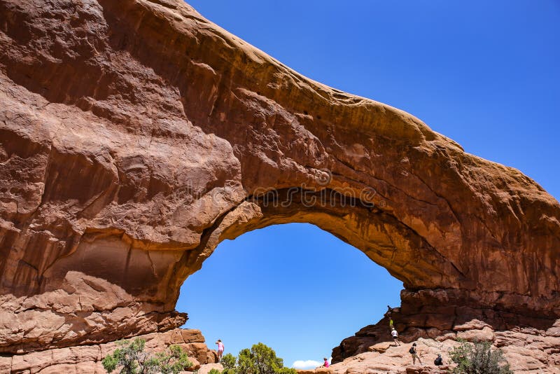 Windows Arch in Utah stock image. Image of antelopes - 174188107