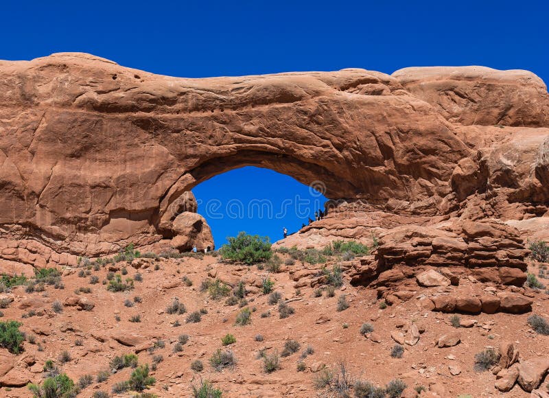 The Windows Arches National Park Utah Editorial Image - Image of park ...