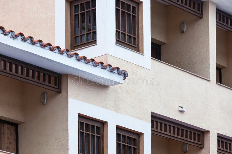 Windows and balconies stock photo. Image of mansion, destinations ...