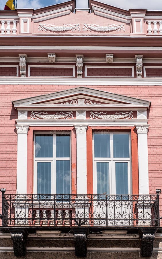 Windows with balcony stock image. Image of palace, white - 34830807