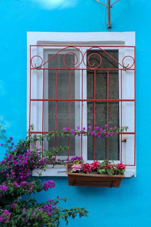 Windows with Beautiful Architecture Stock Image - Image of metal ...