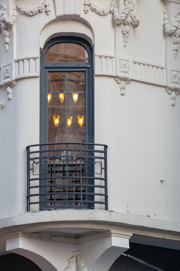 Windows with Beautiful Architecture Stock Image - Image of building ...