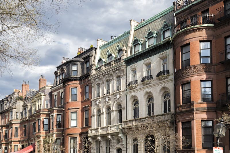 Windows of Boston stock image. Image of street, building - 103829047