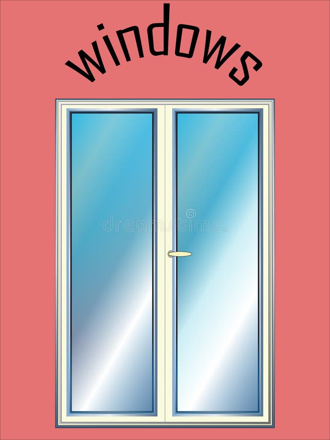 Windows stock illustration. Illustration of splashy, colored - 68485663